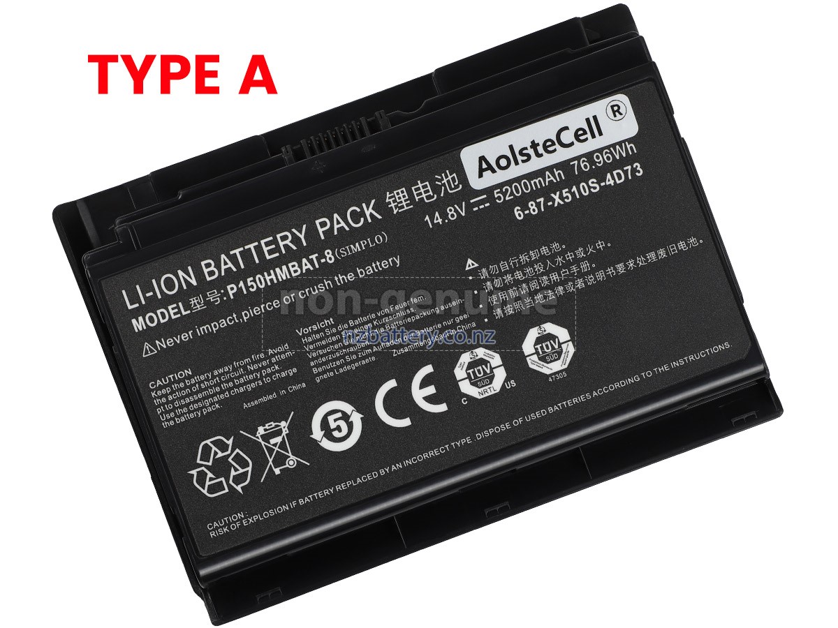 Battery for Clevo P151HM1 from New Zealand | NzBattery.co.nz