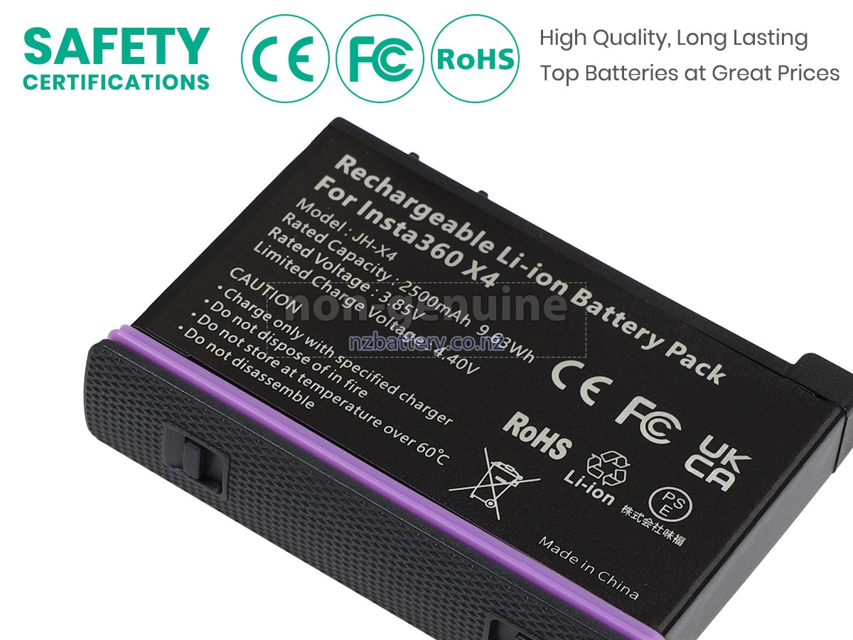 Battery for Insta360 X4 from New Zealand | NzBattery.co.nz