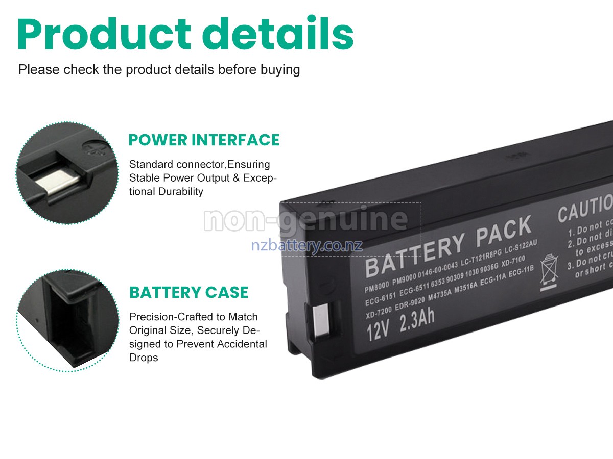 Battery for Mindray PASSPORT 2 from New Zealand | NzBattery.co.nz